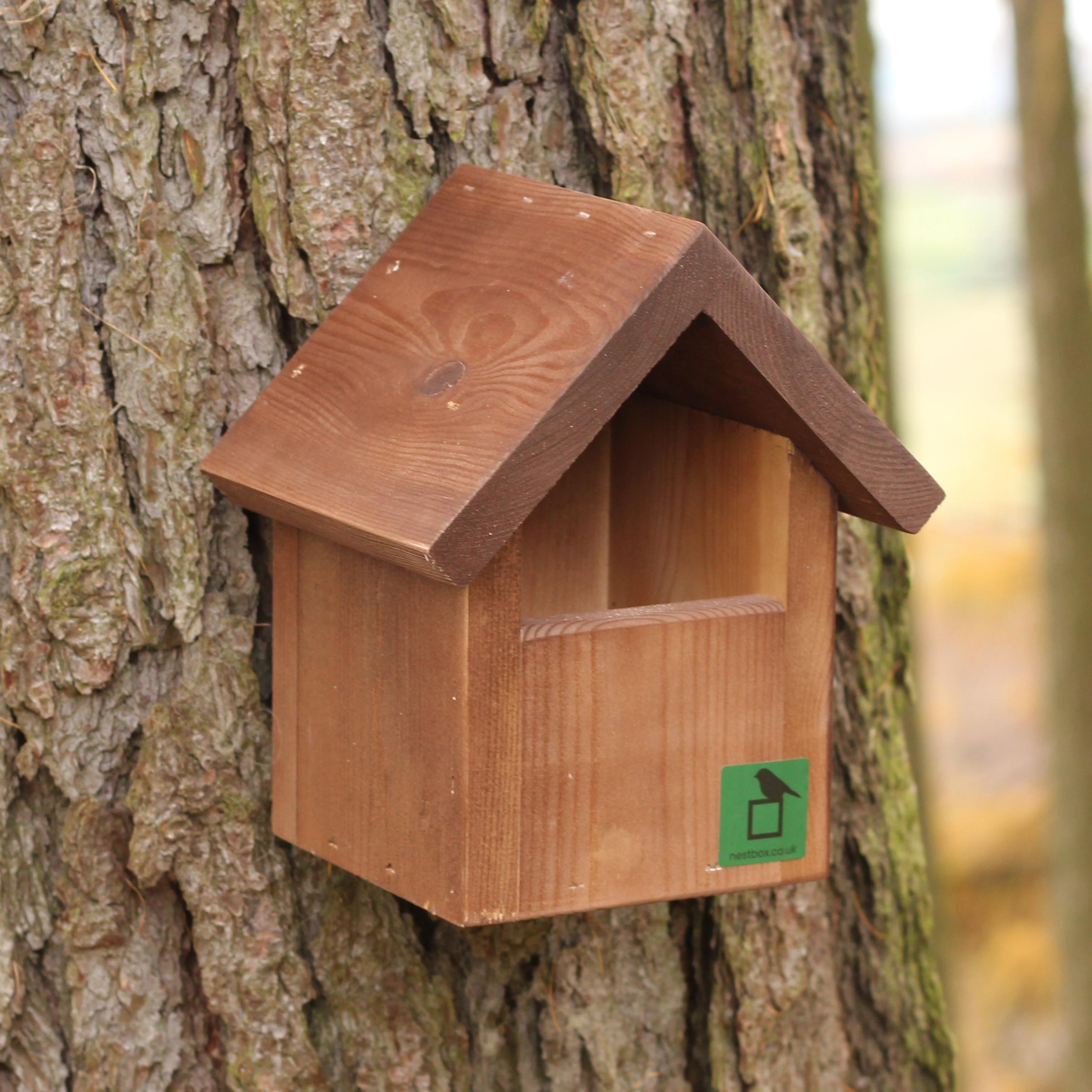 Open Fronted Apex Bird Box | The Nestbox Company